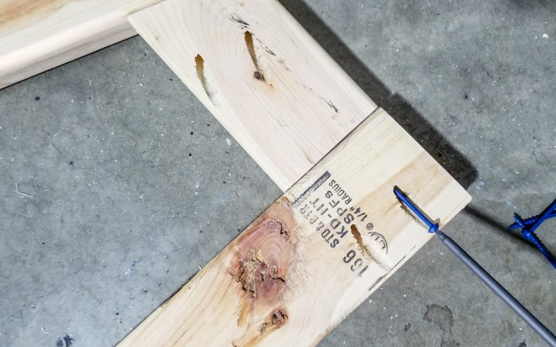 Work Desk with wire organizer - The Nomad Studio