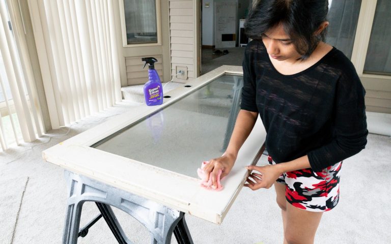 How to Paint and re-finish an existing Door - The Nomad Studio